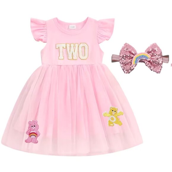 boutique | Dresses | Care Bears Dress Care Bears Second Birthday Care ...